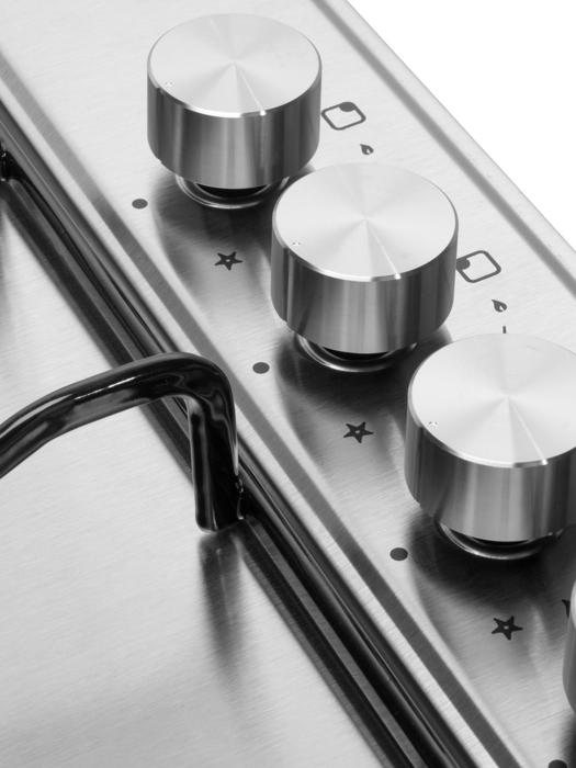 CATA UBGHFFJ60.1 60cm 4 Burner Gas Hob Stainless steel Built In ...