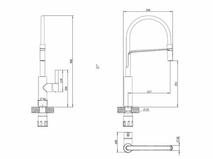 Francis Pegler 922139 Jeroni Chef Brushed Nickel & Black Pull Out ...