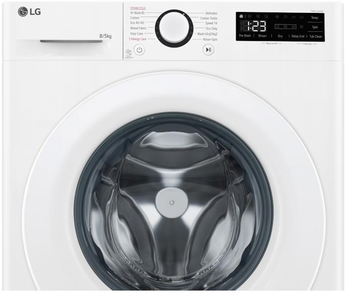 LG FWY385WWLN1 Counter-Depth MAX™ 8kg / 5kg 1200 rpm Freestanding ...
