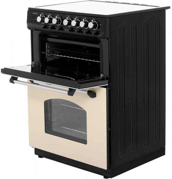 Rangemaster CLAS60ECCR/C 10734 60cm Freestanding Electric Cooker Cream ...