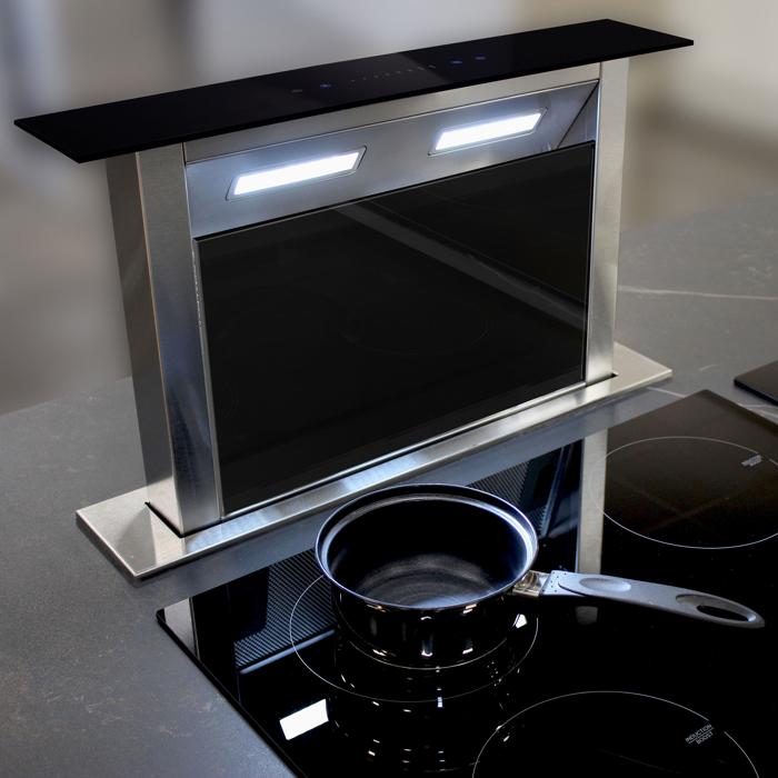 Montpellier DDCH60 Down Draft Hood (Includes Motor) Hood Black Built In ...
