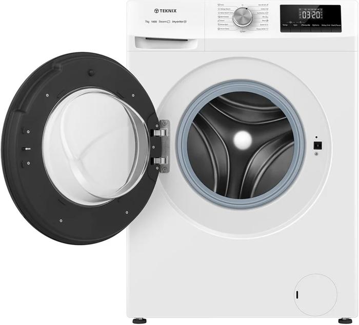 Teknix TK2W714HW 7kg 1400spin Freestanding Washing Machine White Built ...